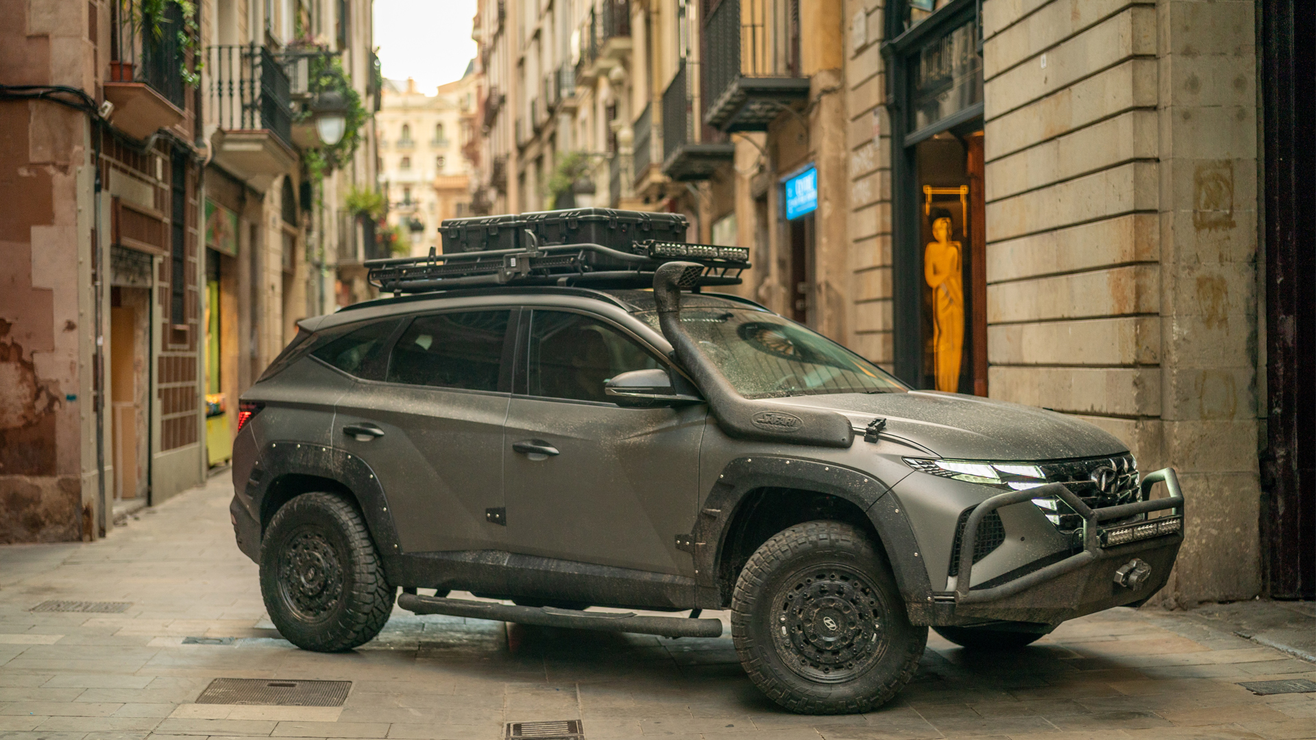 현대자동차 투싼, 영화 신스틸러로 활약