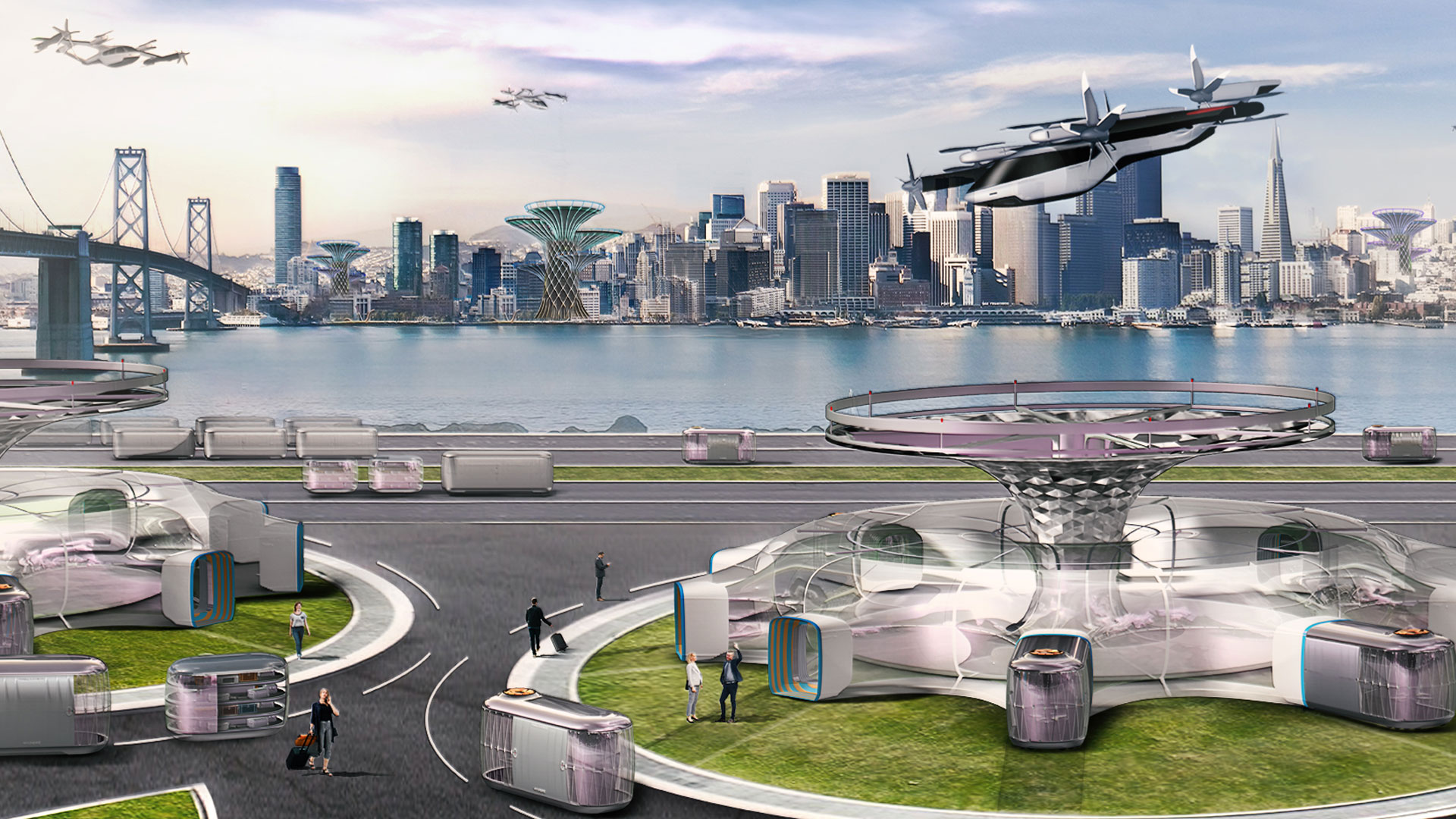 현대자동차, ‘UAM-PBV-Hub’ 혁신적 모빌리티 솔루션 제시