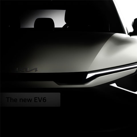 기아, ‘더 뉴 EV6’ 티저 이미지 공개